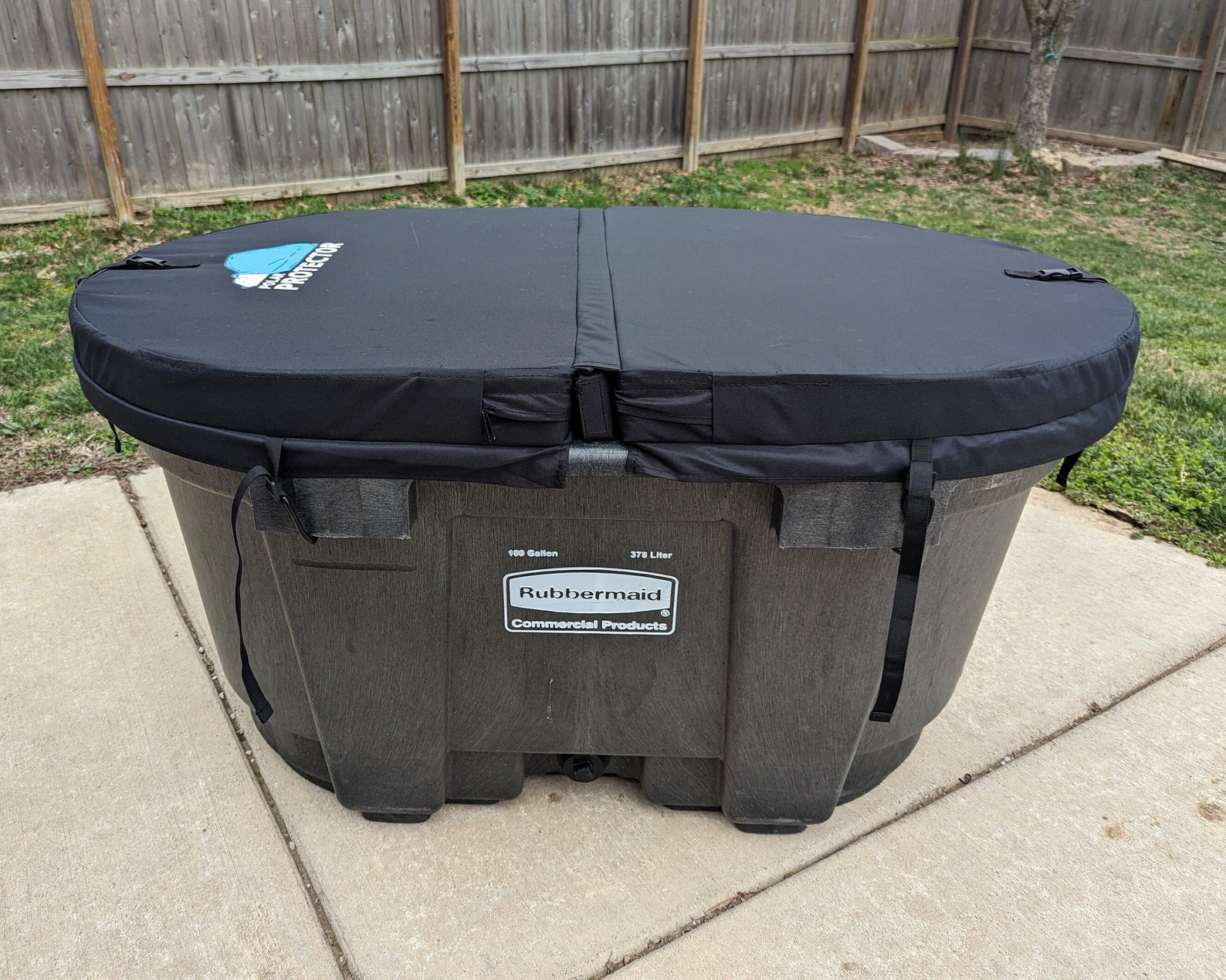Polar Protector Insulated HARD Stock Tank Cover Ice Water Therapy Hot ...