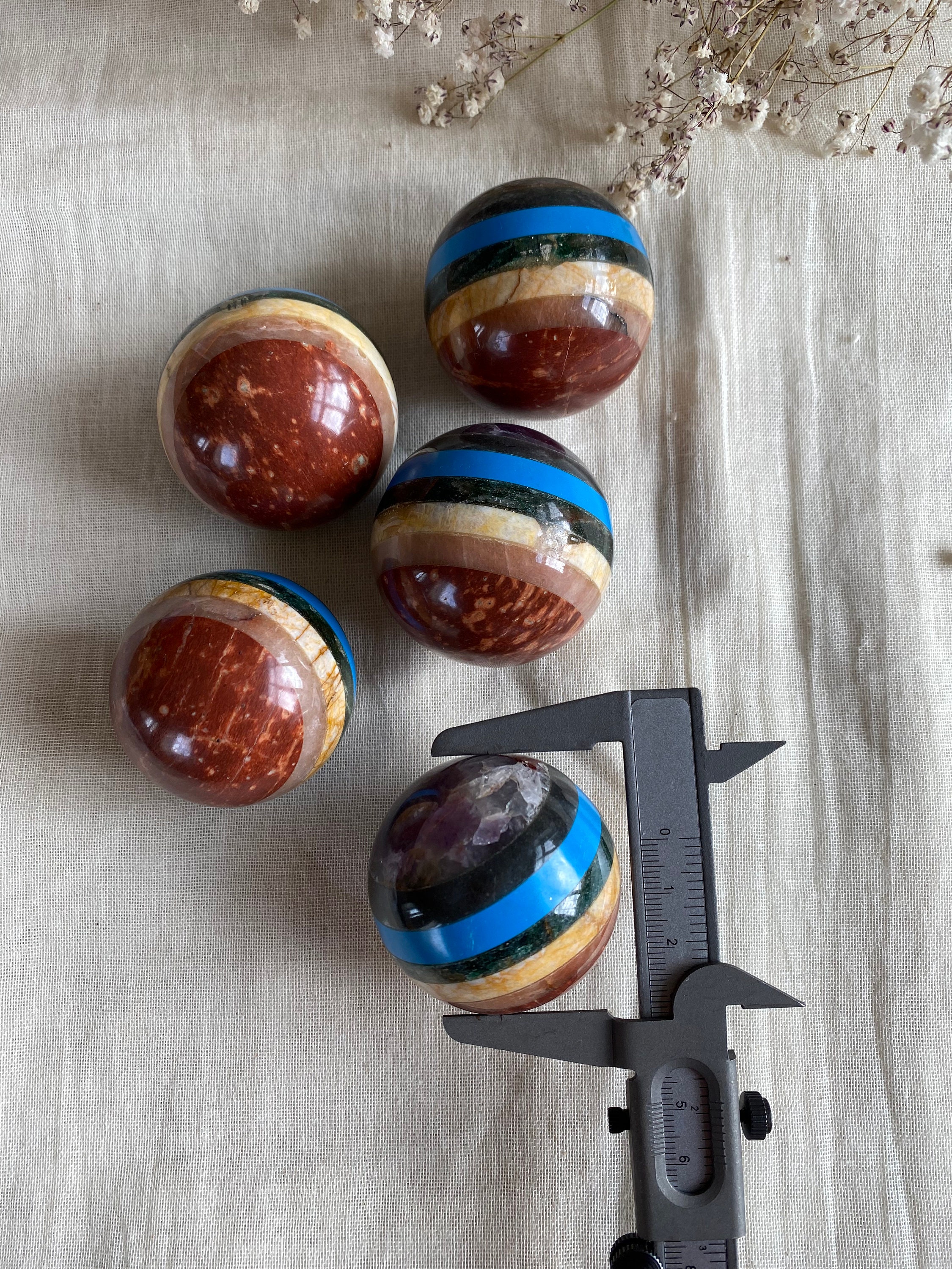 7 Chakra Sphere Chakra Ball Home Altar Decoration - Etsy