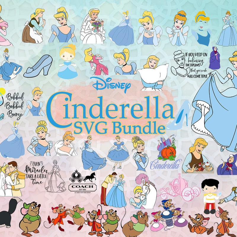 Cinderella Vector - Etsy