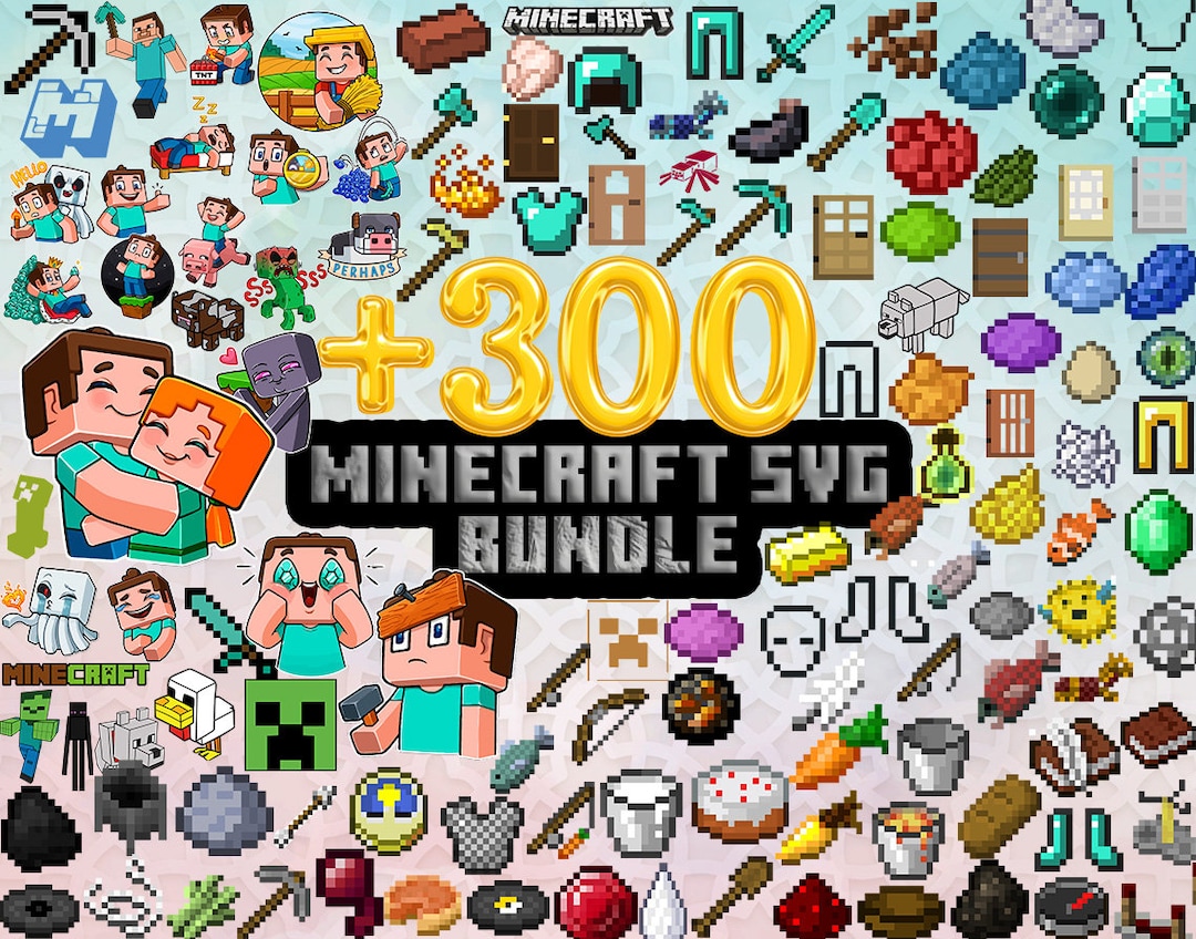 Gaming Svg Bundle, Mine Svg, Mine Free Clipart, Mine PNG, Mine Digital ...