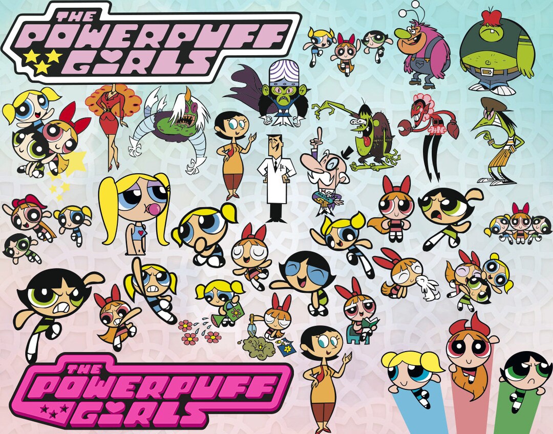 Powerpuff Girls SVG Bundle, Bundle Layered SVG, Cut Files for Cricut ...