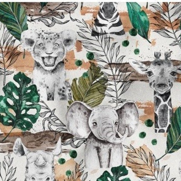 Safari Fabric - Etsy