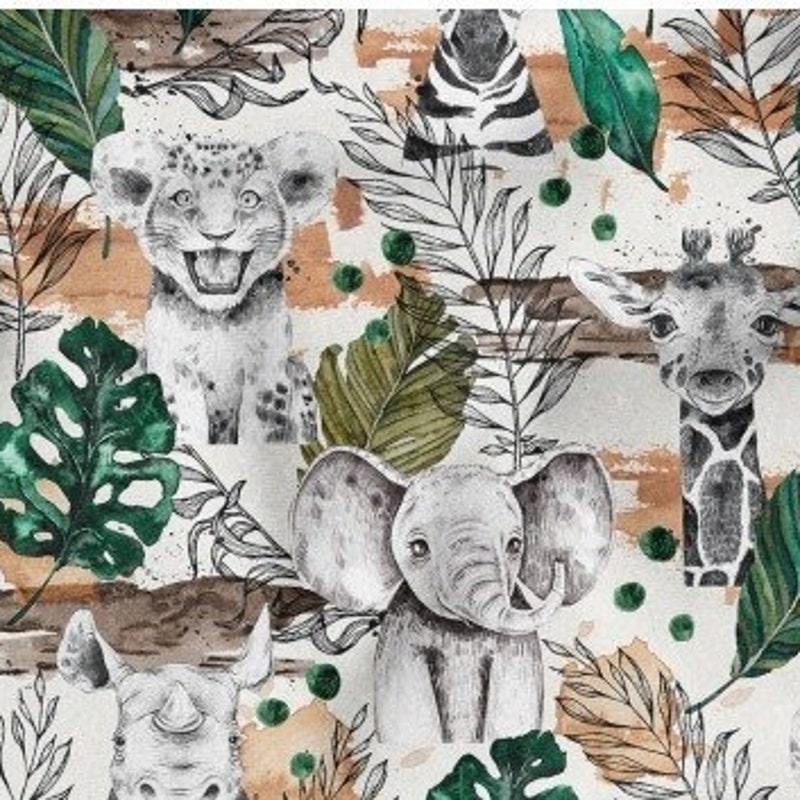 Safari Fabric - Etsy