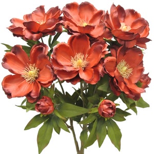 Magnolia Bush X 9, Rust Magnolia, Fall Floral, Farm House Decor ...