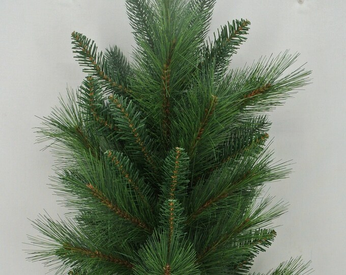 Hard Needle Pine Greenery Filler Spray 30”, Wreath Embellishment Supply ...