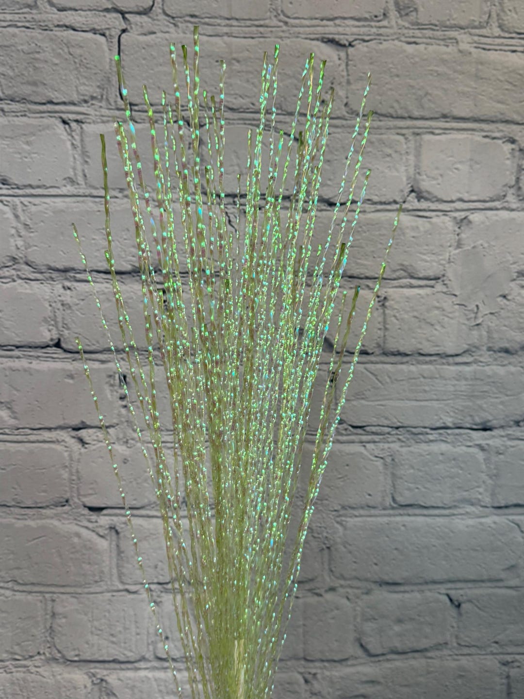 Green Grass Spray, Shimmer Easter Grass, 32" Spray, Perfect for Easter ...