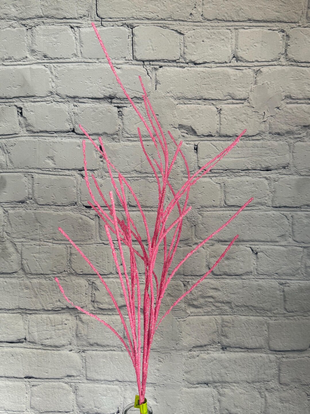 Pink Glitter Twig – 30” Tall | Sparkling Party & Seasonal Décor 63745PK ...