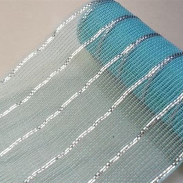 Silver Deco Mesh - Etsy