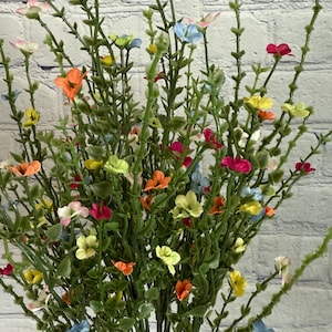 Spring Flowers Multi Color Bush 21”, Spring Filler, Easter Floral ...