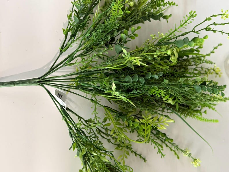 Mixed Greenery Bush – 18" Tall With 12 Stems – Perfect for Vases ...