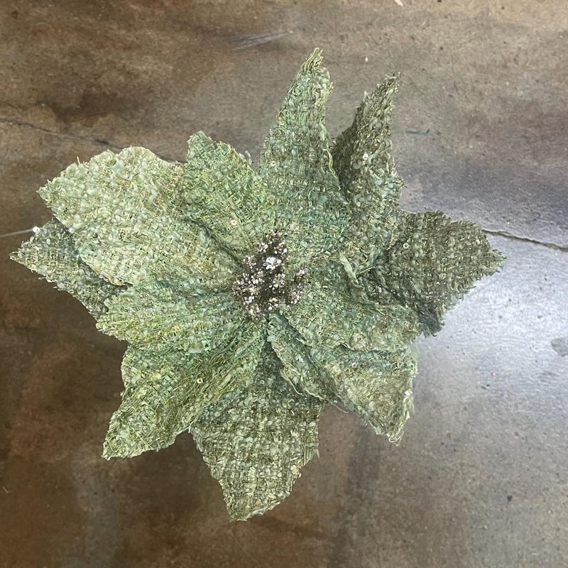 Mint Green Poinsettia - Etsy