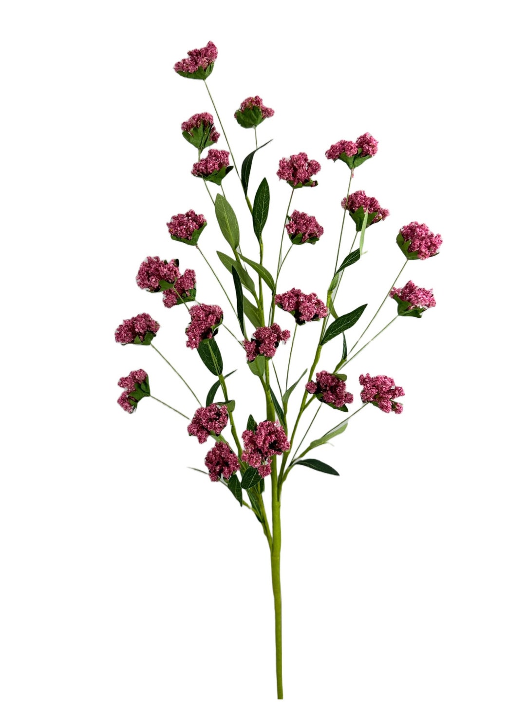 Dark Pink Flower Filler Spray 31", Filler Bush Vase Filler, Greenery ...
