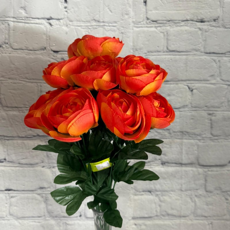 Orange Ranunculus Bouquet - Etsy