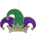 Mardi Gras Glitter Jester Hat, Accents for Wreaths, Wreath ...