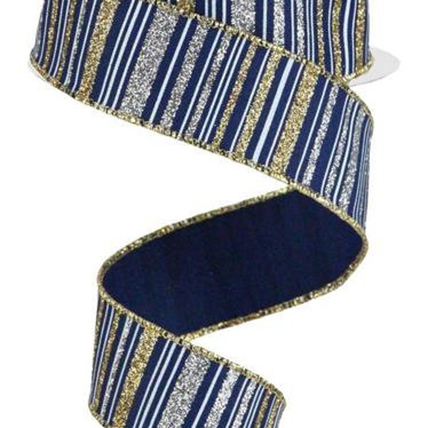 Navy Ribbon - Etsy