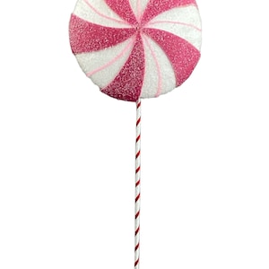 Pink Peppermint Lollipop Christmas 6" X 21" , Peppermint Spray for ...