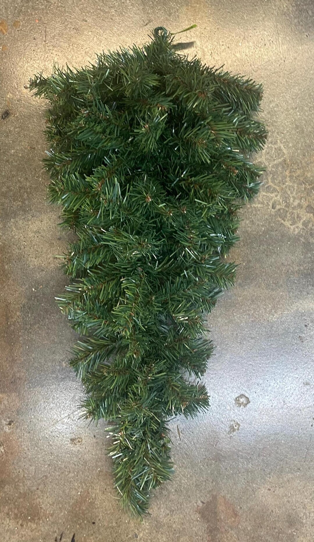 Green Teardrop Swag 32", Sugar Pine Swag Base for Wreath Making and ...