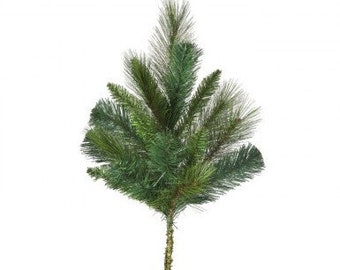 Hard Needle Pine Greenery Filler Spray 30”, Wreath Embellishment Supply ...