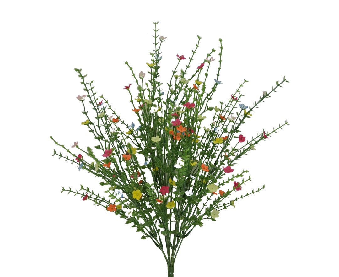 Summer Flowers Multi Color Bush 21, Spring Filler, Easter Floral ...