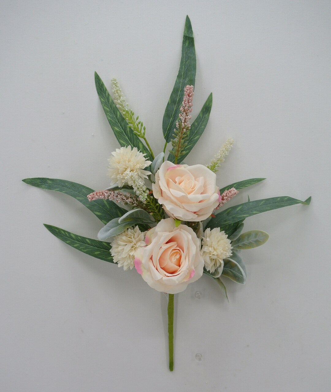 Pink Rose Mum Bush, Pink, 16, Floral and Vase Filler, Wreath ...