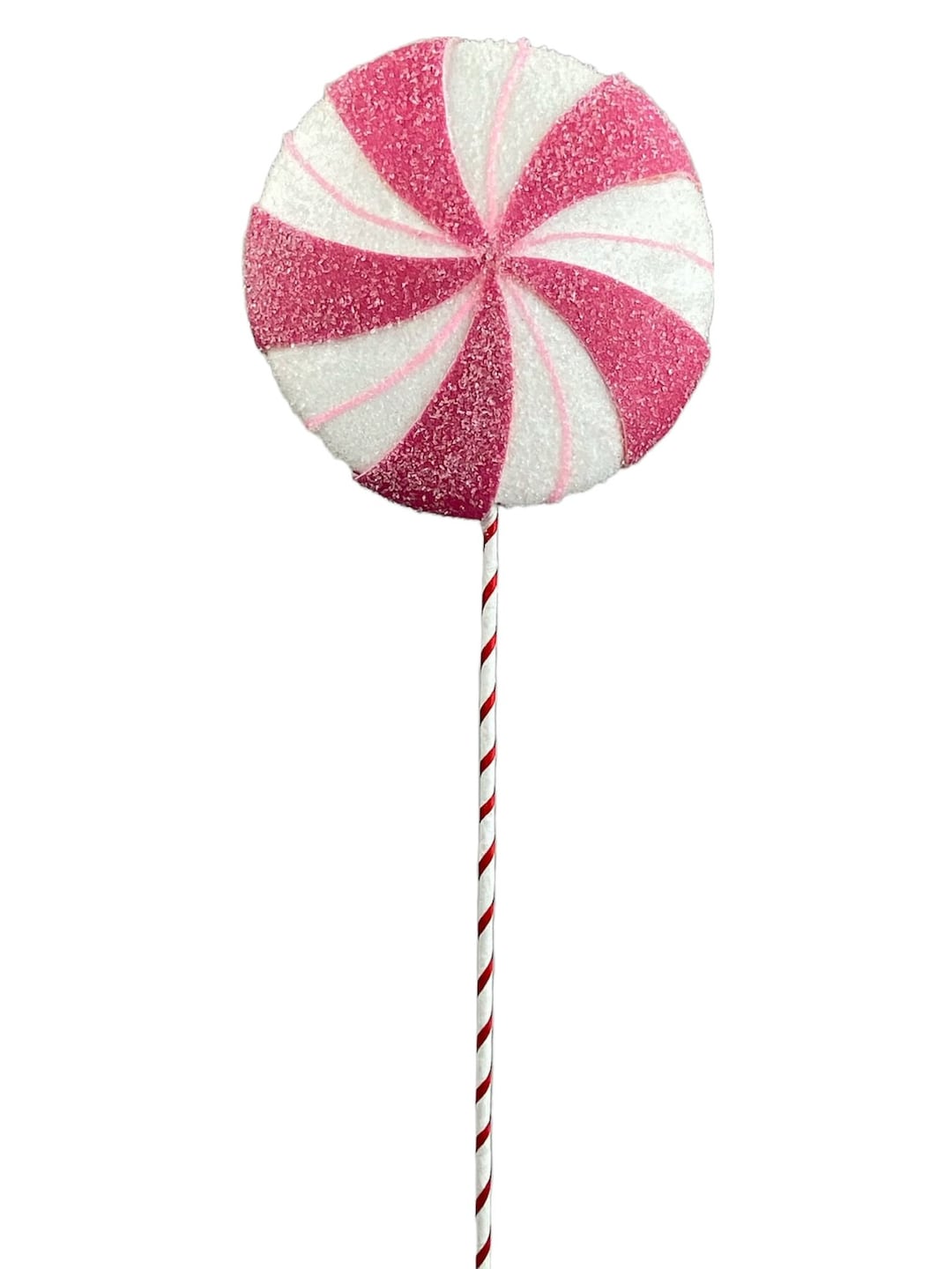 Pink Peppermint Lollipop Christmas 6" X 21" , Peppermint Spray for ...