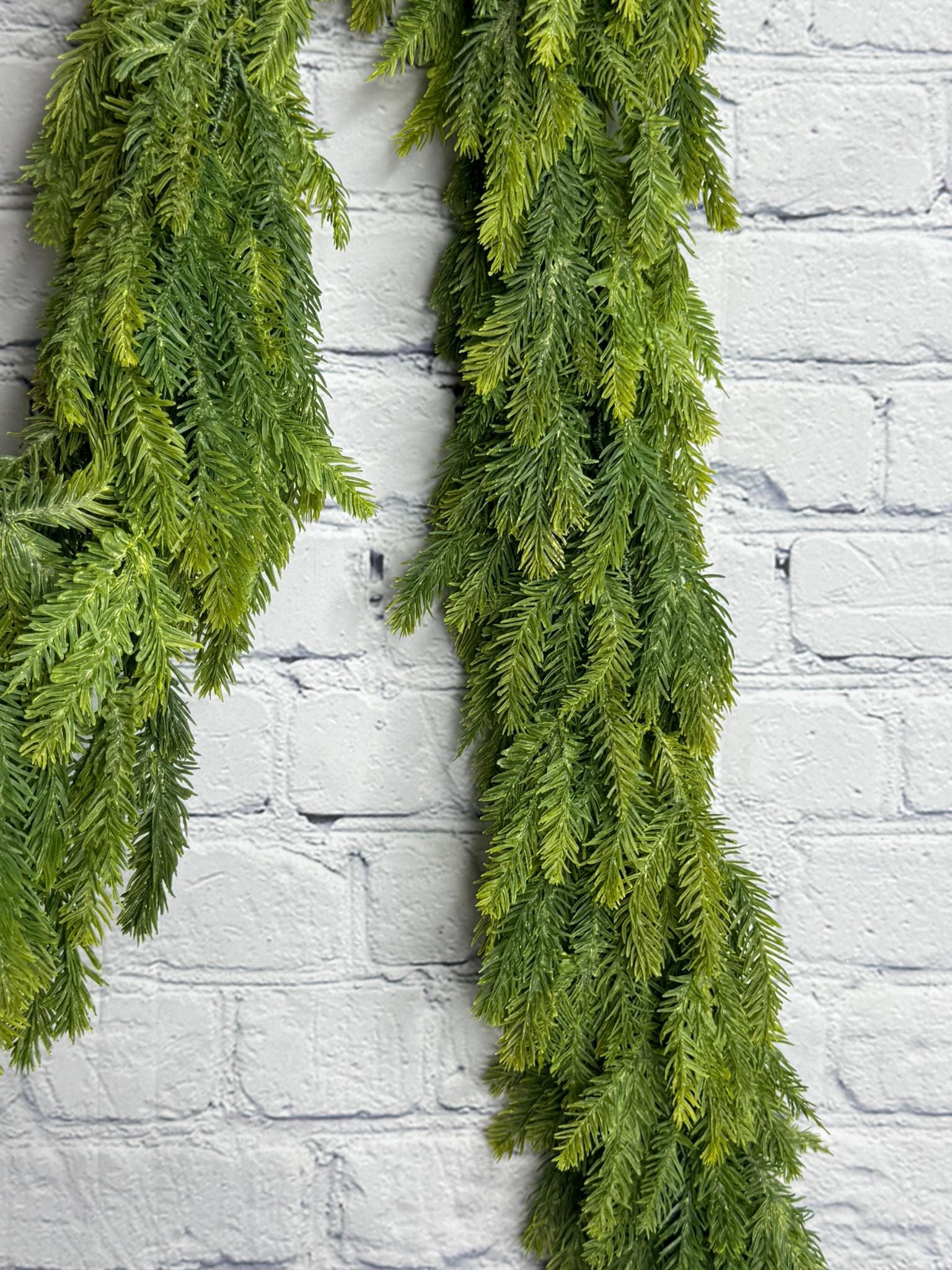 Pine Garland, Soft Touch Norfolk Pine Garland 72", 23036 - Etsy