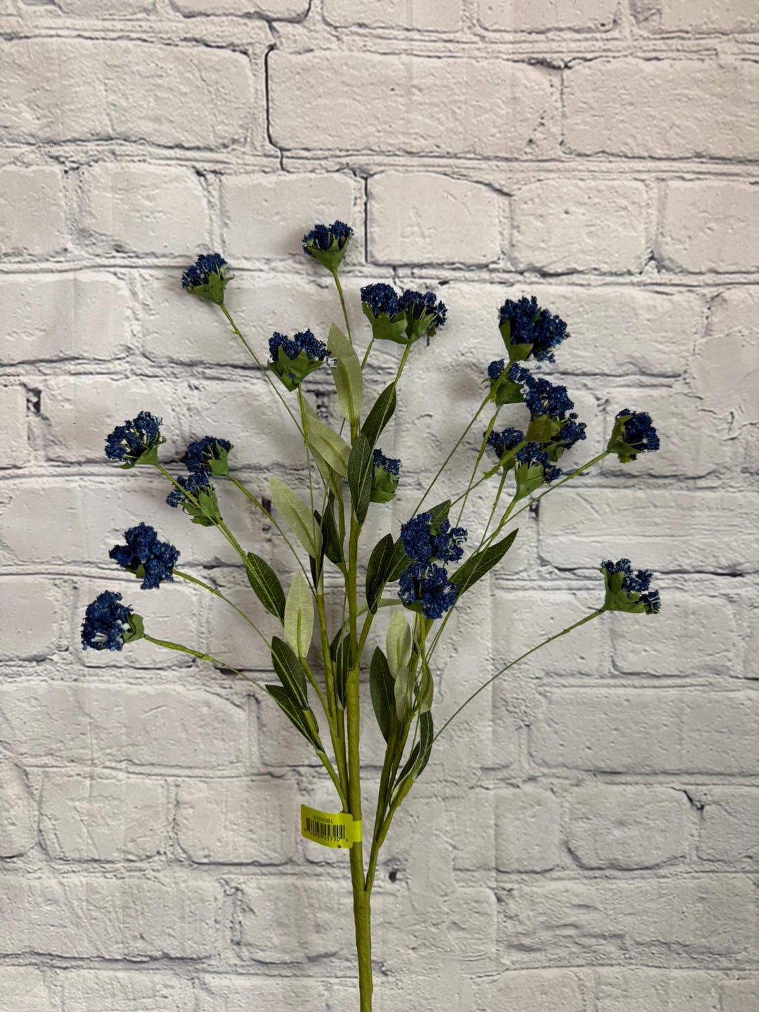 Blue Flower Filler Spray 31", Filler Bush Vase Filler, Greenery Stem ...