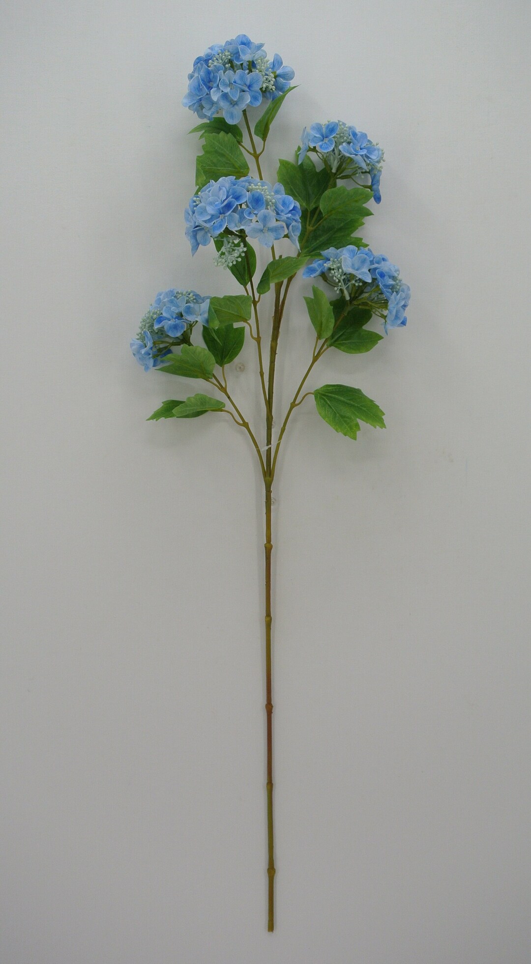 Hydrangea Blue Snowball Spray 37" for Wreaths, Centerpieces, Swags ...