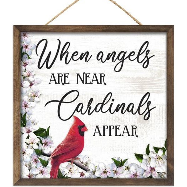 Cardinals Appear When Angels Are Near Svg - Etsy