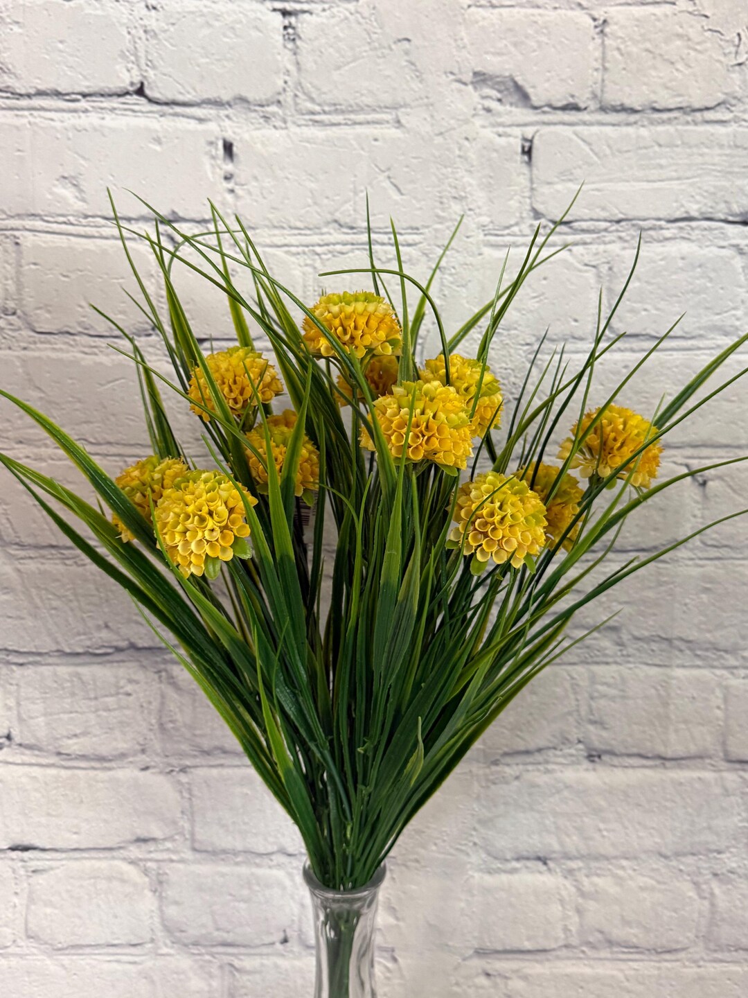 Yellow Mixed Dahlia 22" Bush X 12, Floral and Vase Filler, Wreath ...
