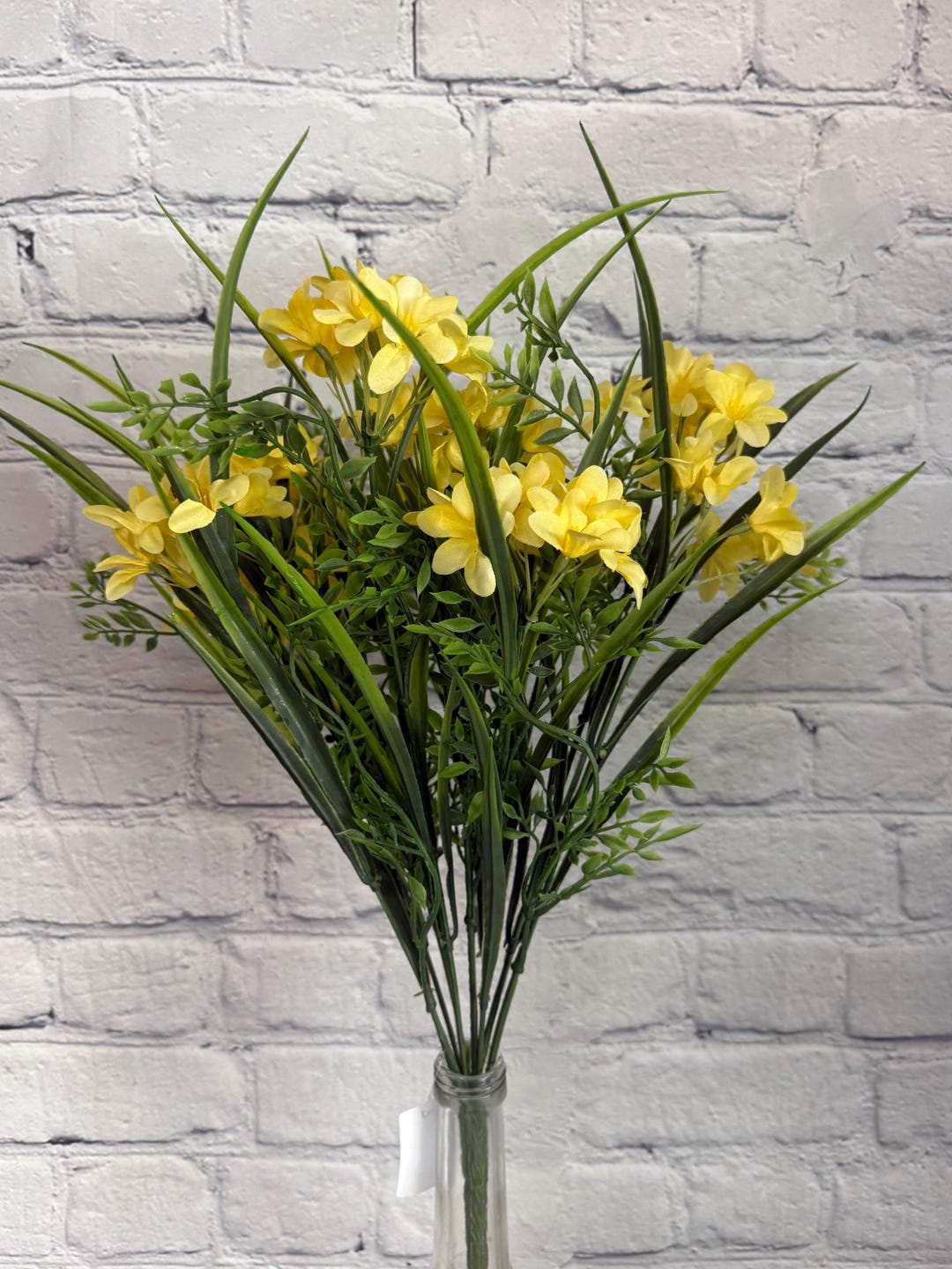 Yellow Filler Bush X 12 17", Mix Greenery Bush Vase Filler, Greenery ...