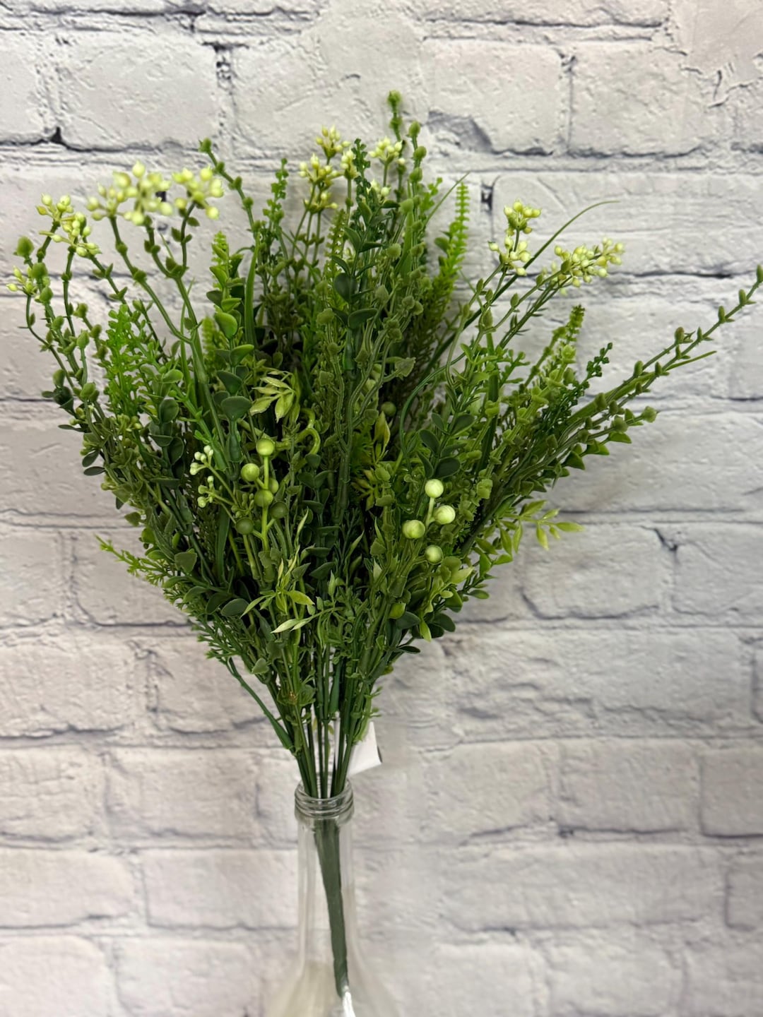 Mixed Greenery Bush – 18" Tall With 12 Stems – Perfect for Vases ...