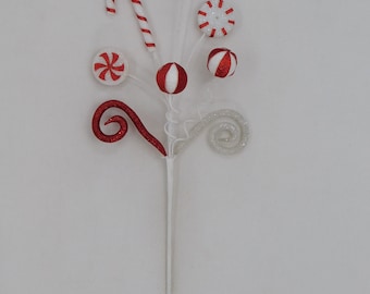 Red Velvet Magnolia Spray 21h" X 11" Dia, Glitter Pick Spray for ...