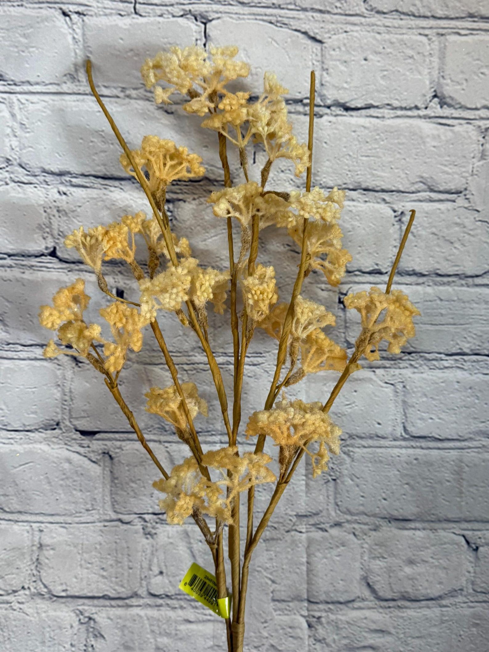 Natural Yarrow Spray X 5, 32” Spray, Wreath Embellishment Supply ...