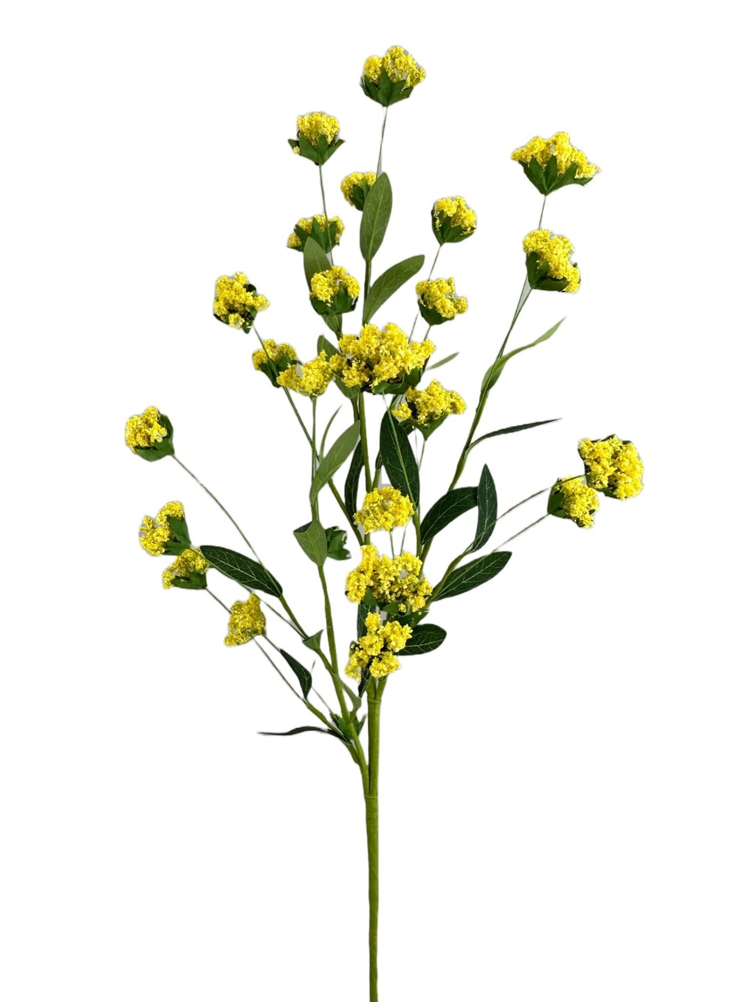 Yellow Flower Filler Spray 31", Filler Bush Vase Filler, Greenery Stem ...