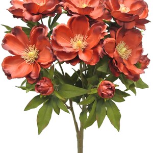 Magnolia Bush X 9, Rust Magnolia, Fall Floral, Farm House Decor ...