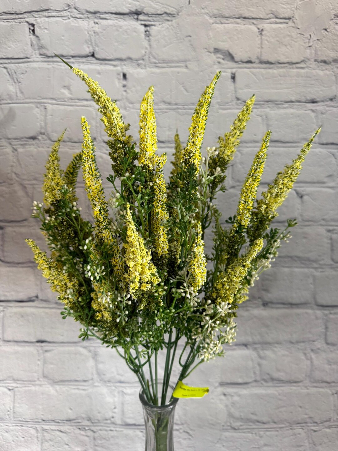 Yellow Astible Mixed Bush 20" X 10, Filler Bush Vase Filler, Greenery ...