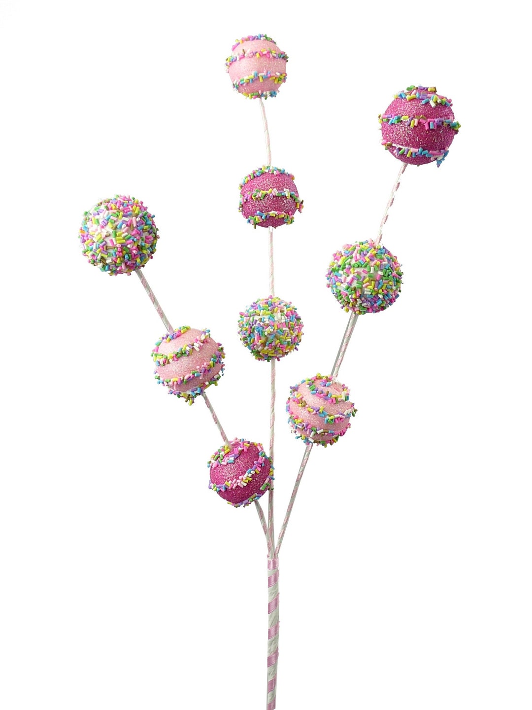 Cake Pop Multi Color Sprinkle Spray 27, Lollipop Spray for Wreaths ...