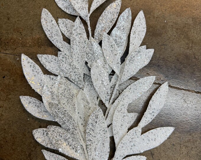 Flocked Pine Spray, Fairmont Pine, 20"", Winter Greenery, Wreath ...