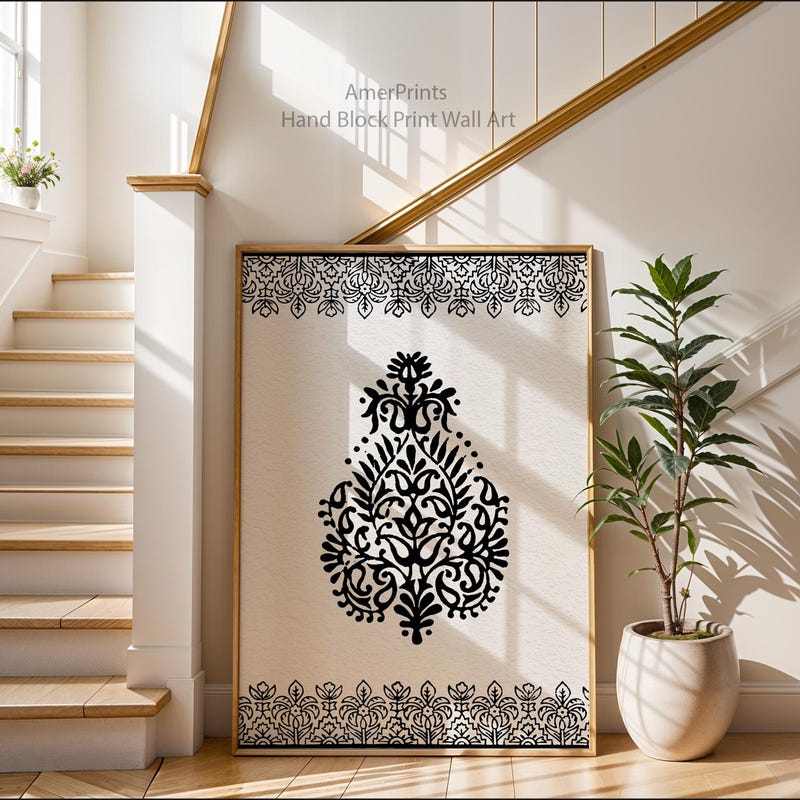 White Indian Wall Picture - Etsy