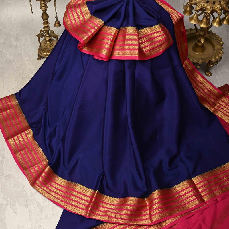 Buy Ksic Mysore Silk Saree Online In India - Etsy India