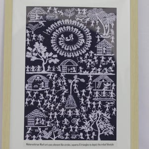 Black Warli Handpainted Art ( Unframed) - Etsy