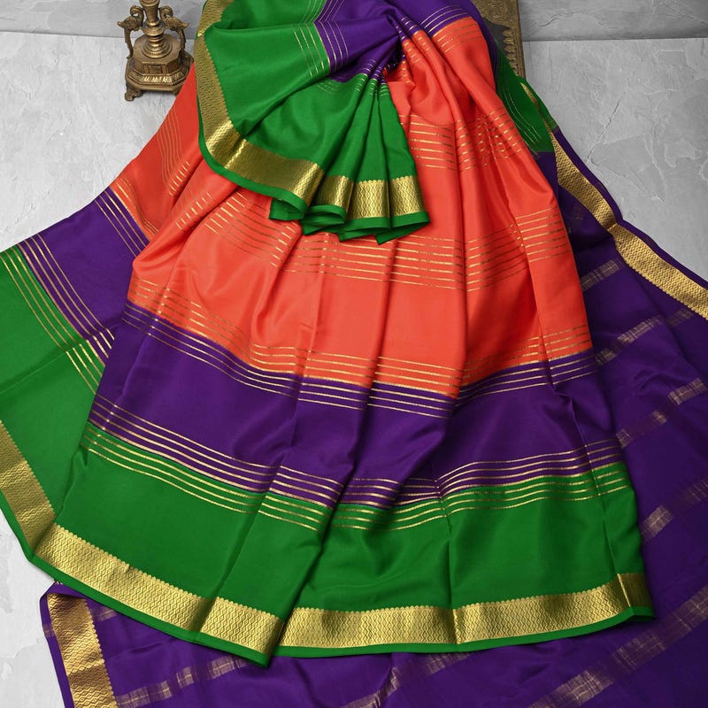 Ksic Mysore Silk Saree - Etsy