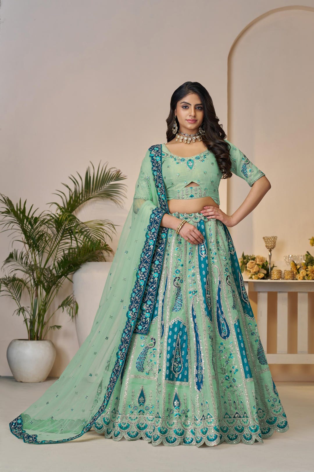 Nilakshi Sitara Bridal Lehenga - Etsy