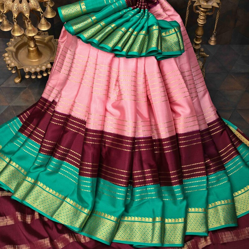 Buy Ksic Mysore Silk Saree Online In India - Etsy India