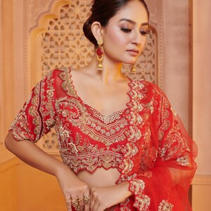 Ruby Rose Regalia Lehenga With Embroidery, Customizable, Made to Order ...