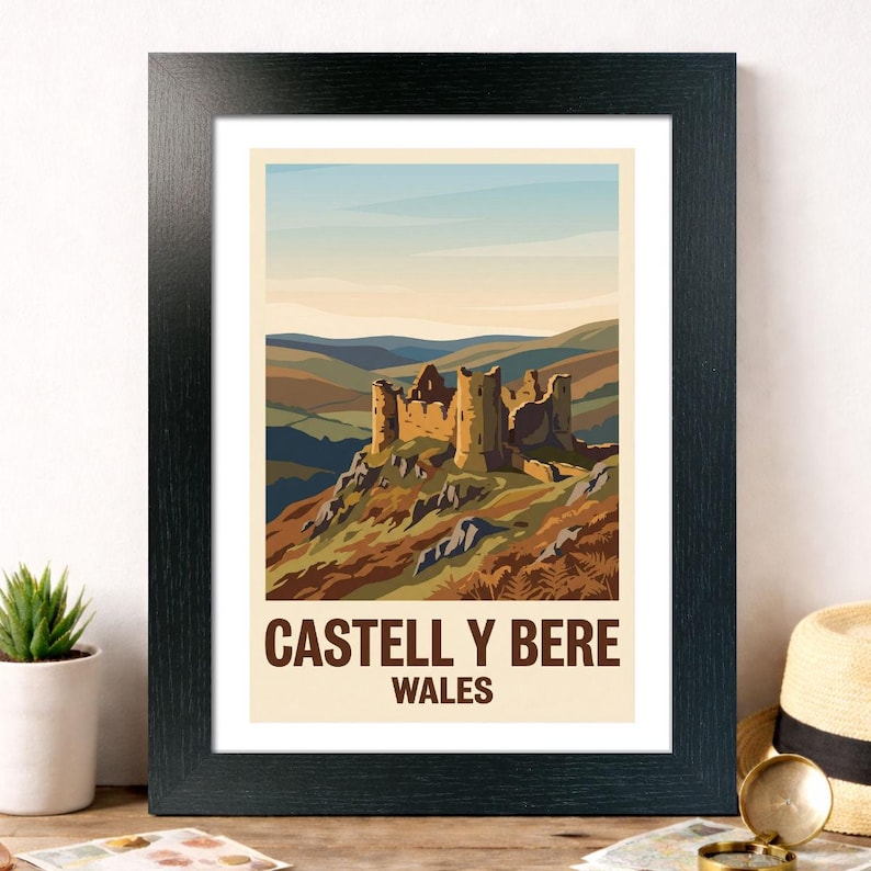 Castell Y Bere, Wales - Romantic Ruins on a Ridge: Vintage Travel ...