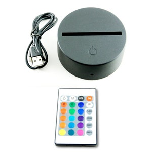 Personalised Any Name Kids Hamster RGB LED Night Light. Usb/battery ...