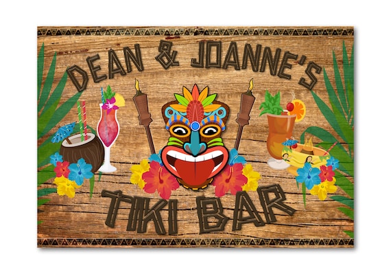 Printable Tiki Bar Sign