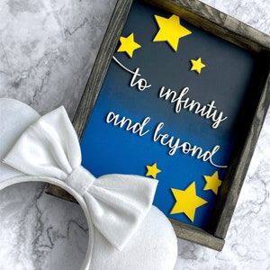 To Infinity and Beyond Sign - Etsy